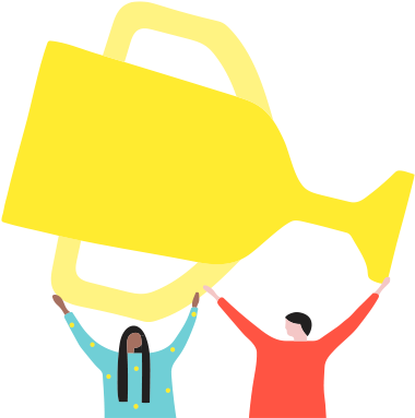 We Help You Make An Impact - Cartoon - (453x399) Png Clipart Download