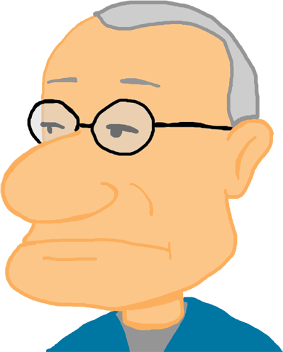 - Pct - Gramps - Cartoon Gramps - (399x496) Png Clipart Download
