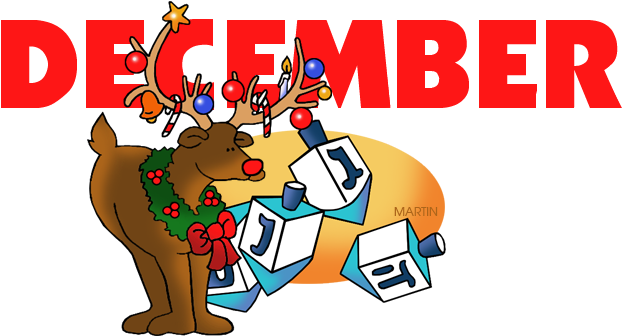 Calendar Clipart Free - December Clipart - (648x346) Png Clipart Download