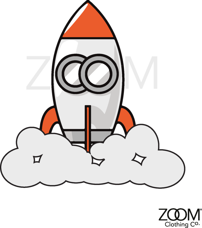 Zoom Rocket Blue T - Cartoon Rocket Ship - (708x800) Png Clipart Download