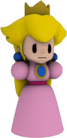 Paper Princess Peach - Gmod Super Princess Peach - (640x480) Png ...