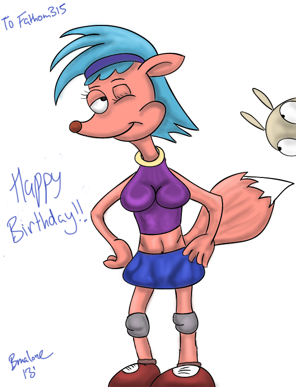 Sheila By The B Meister - Rocko's Modern Life Sheila - (581x761) Png ...