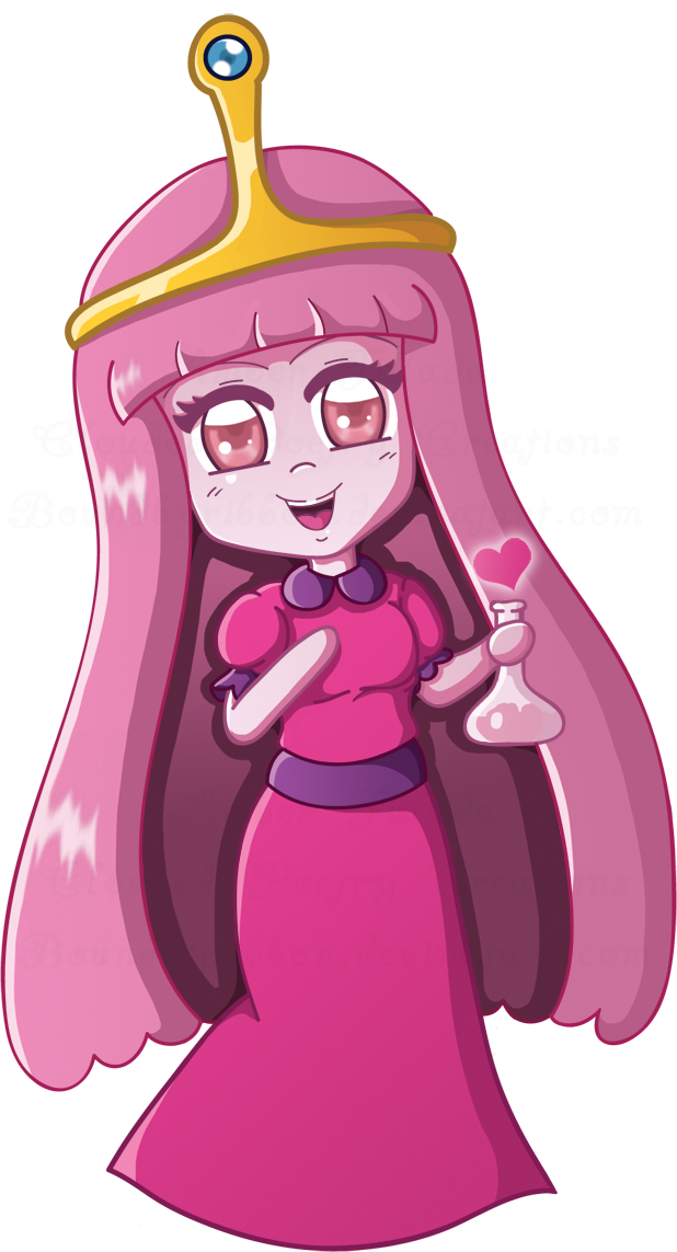 Princess Bubblegum Chibi By Boundbyribbon - Cartoon - (618x1143) Png ...