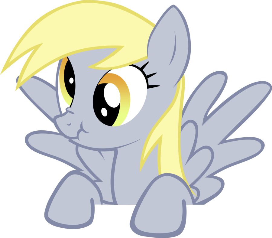 Derpy Vector By Thejedyates - Derpy Mlp - (900x787) Png Clipart Download
