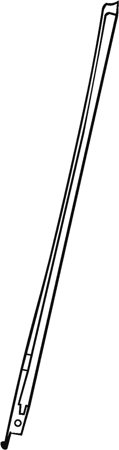 Violin Bow Clipart - Line Art - Full Size PNG Clipart Images Download