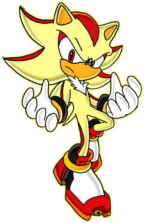 Super Shadow The Hedgehog - Super Shadow The Hedgehog - (491x768) Png Clipart Download