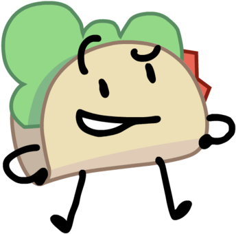 Taco - Bfb Taco Png - (350x347) Png Clipart Download