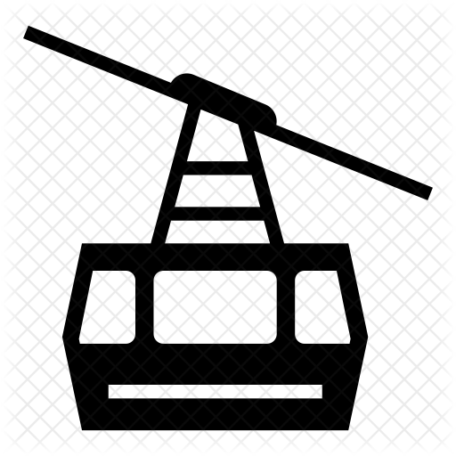 Ropeway Icon - Cable Car - Full Size PNG Clipart Images Download