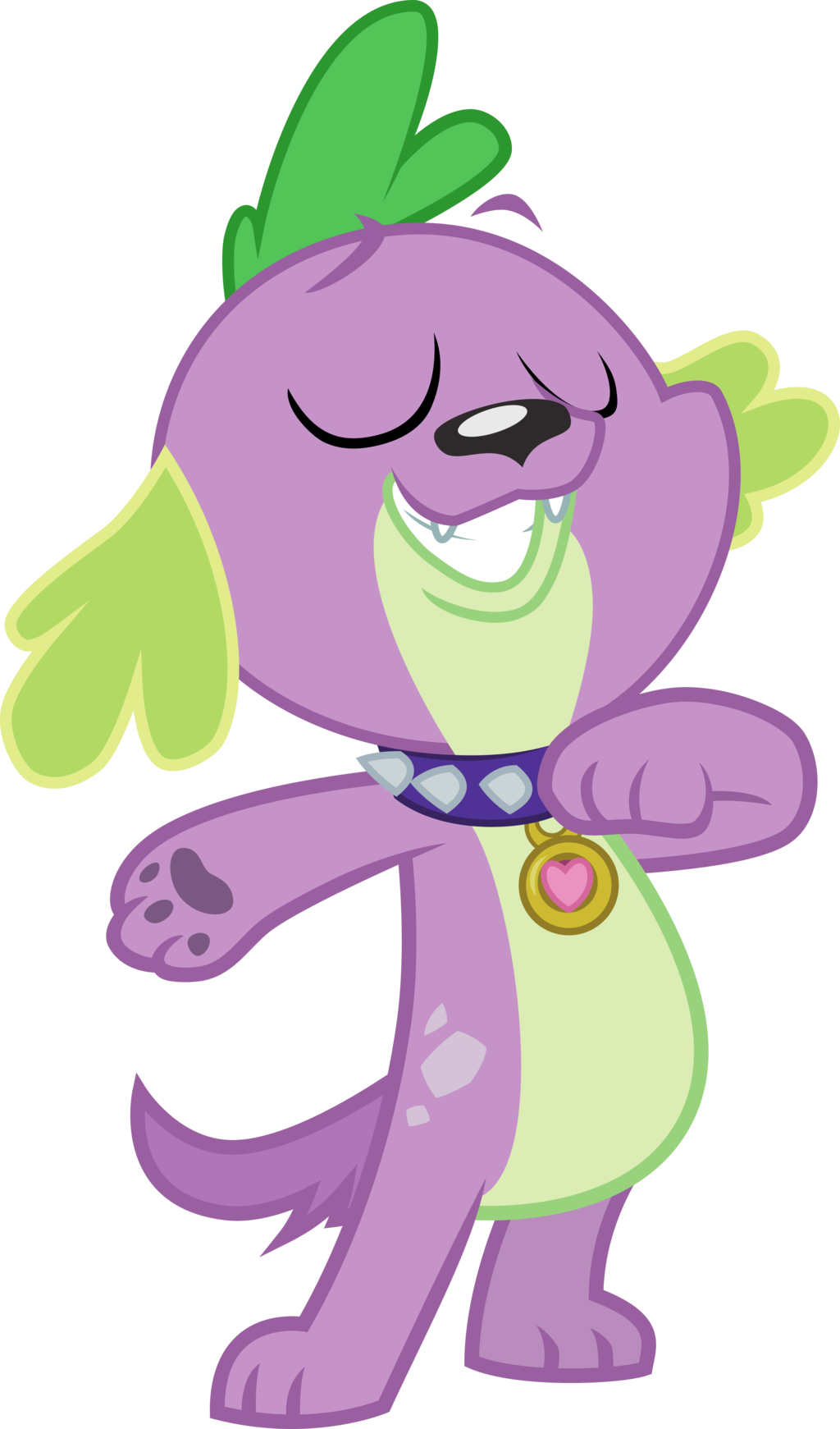 Mlp Spike The Dog - (1024x1741) Png Clipart Download