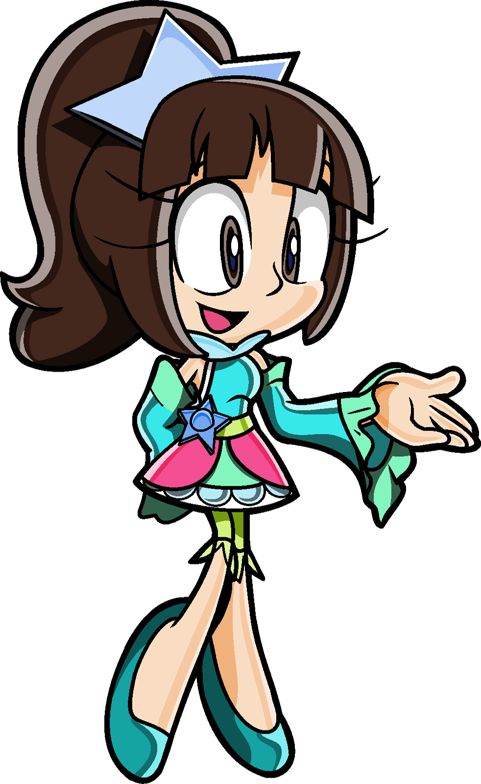 Caitlin The Star Girl - (982x1598) Png Clipart Download