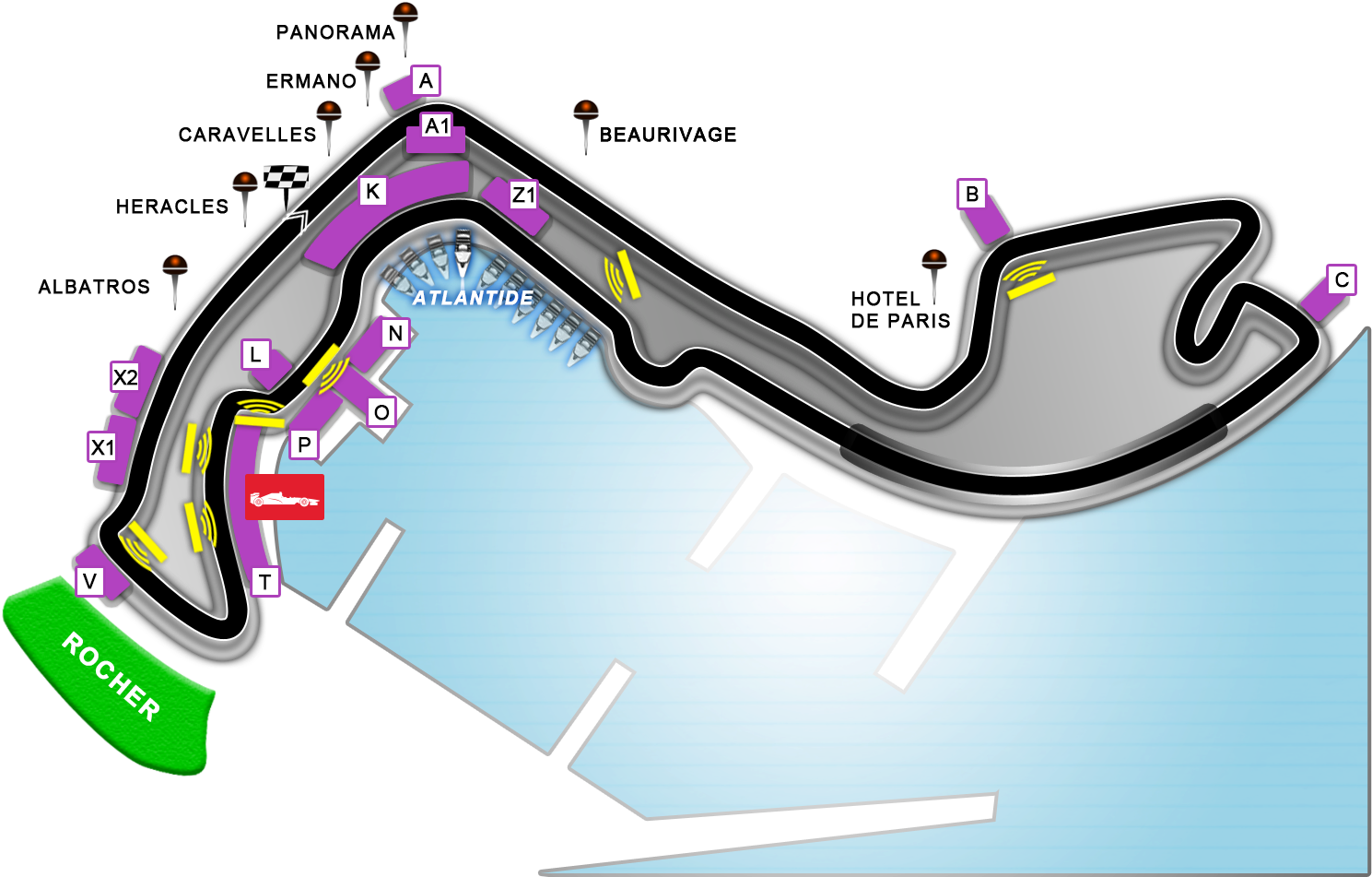 Continue Shopping - Circuit De Monaco - Full Size PNG Clipart Images ...