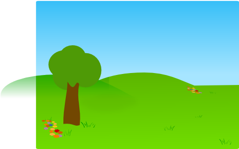 Cartoon Landscape Clip Art At Clker - Landscape Cartoon Png Clipart ...
