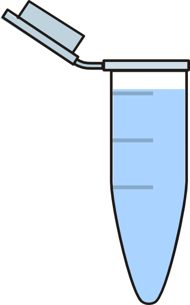 Test Tube Drawing - Tube Eppendorf 1.5 Ml - (372x595) Png Clipart Download