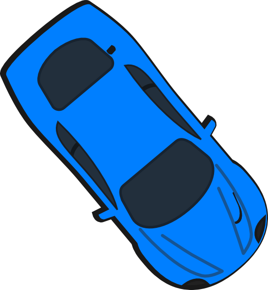 Car Icon Png Top View - (552x597) Png Clipart Download