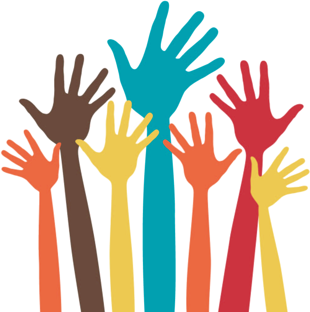 Slider-hand - Raise Hands - (1191x1191) Png Clipart Download