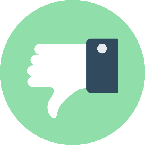 Dislike Free Gestures Icons - Icon For Dislike Circle - (512x512) Png ...