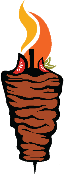 Baba Dari Mediterranean Grill - Kebab Logo Png - (225x610) Png Clipart ...