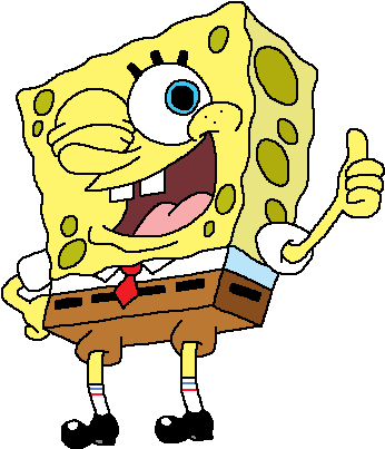 Bob Esponja - Spongebob Thumbs Up Png - (360x415) Png Clipart Download