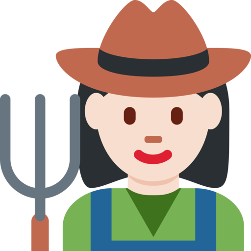 Twitter - Farmer Emoji - (512x512) Png Clipart Download
