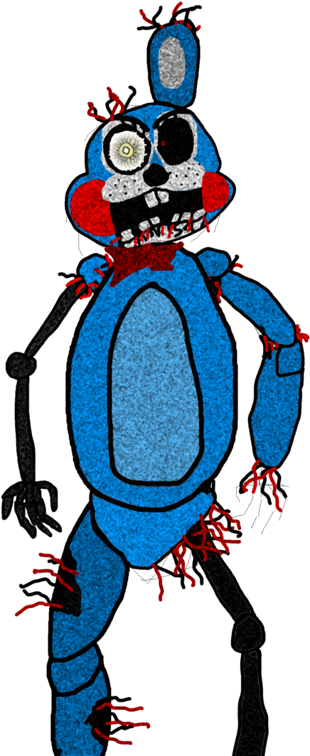 Withered Toy Bonnie By Dekade324 - Cartoon - (692x1153) Png Clipart ...