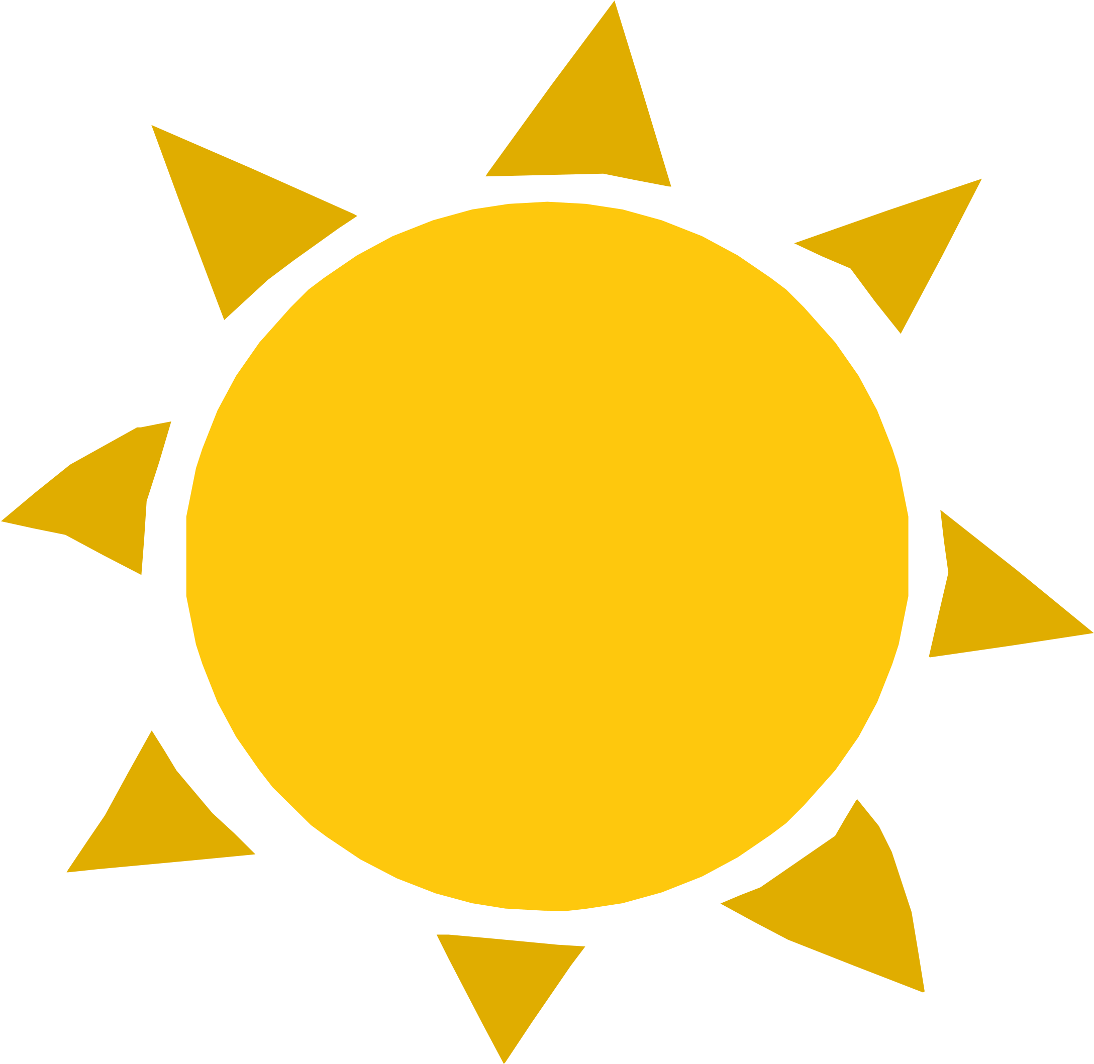 Free Vector Graphic - Sun Clipart Png - (2182x2122) Png Clipart Download