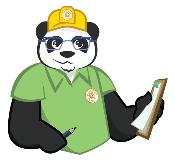 Schedule Inspection - Giant Panda - (656x613) Png Clipart Download