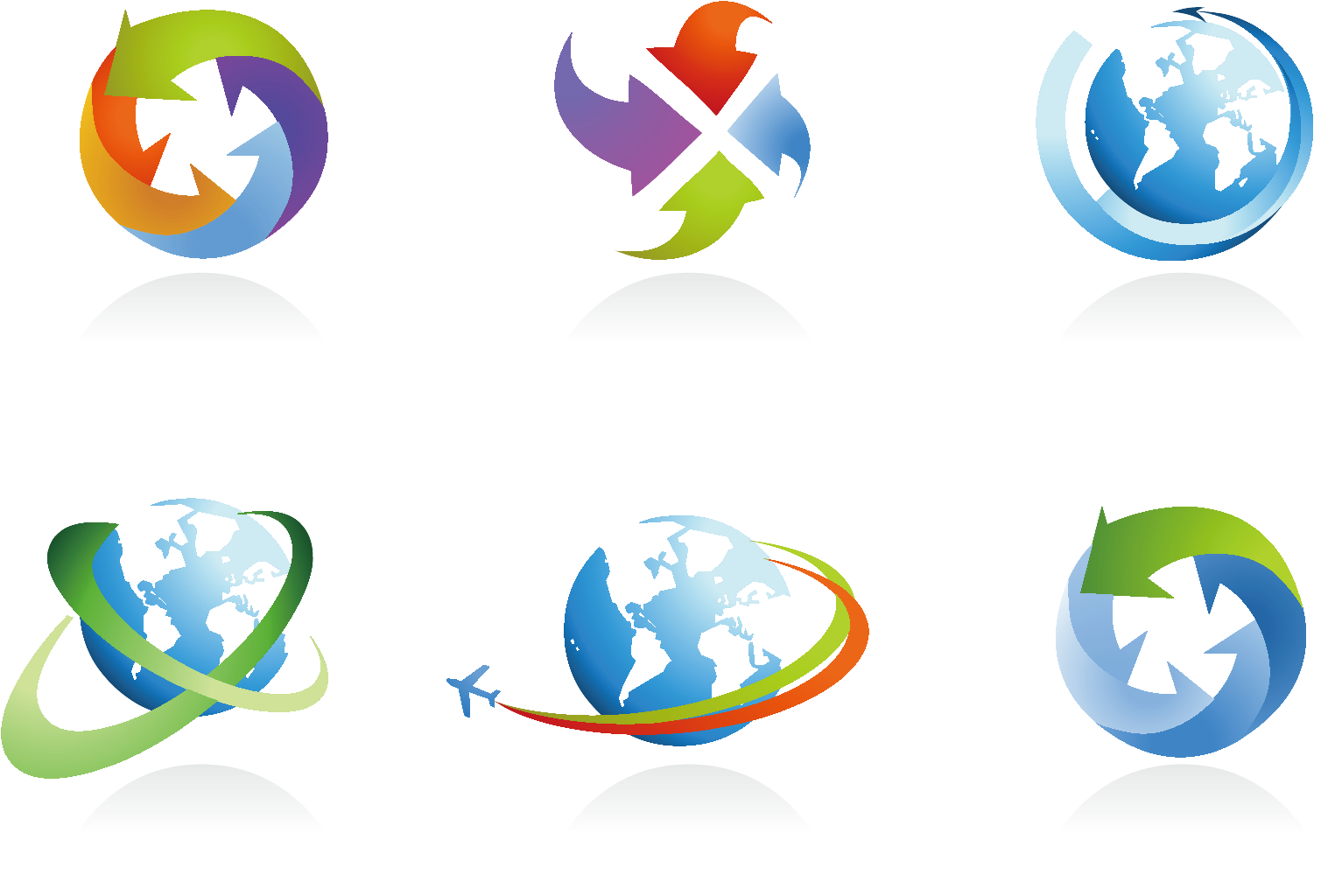 Globe Logo Illustration - Vector - (1772x1772) Png Clipart Download