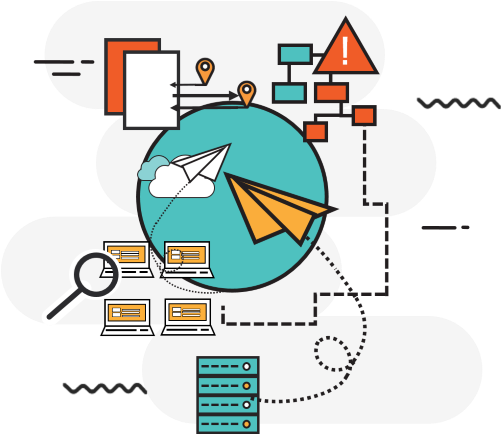 Data Center & Cloud Migration - Diagram - (500x500) Png Clipart Download