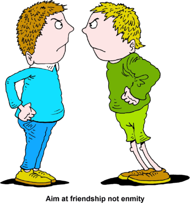 Stare Down - Hostility Definition - (374x400) Png Clipart Download