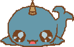 Narwhal Clipart Pixel Art - Narwhal Pixel Art - (400x400) Png Clipart ...