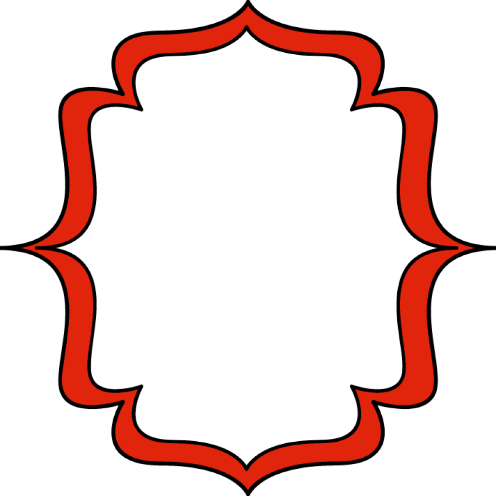 Free Digital Frames Clip Art - Red Frame Clipart Png - (1024x1024) Png ...