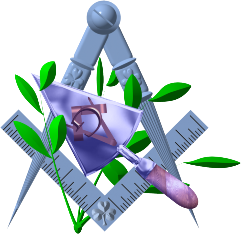 Masonic Trowel Clip Art - Freemasons Square And Compass - (1009x1000 ...