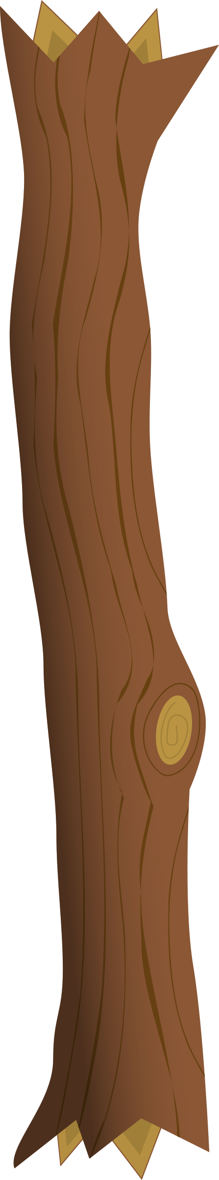 Stick - Tree - (447x2400) Png Clipart Download