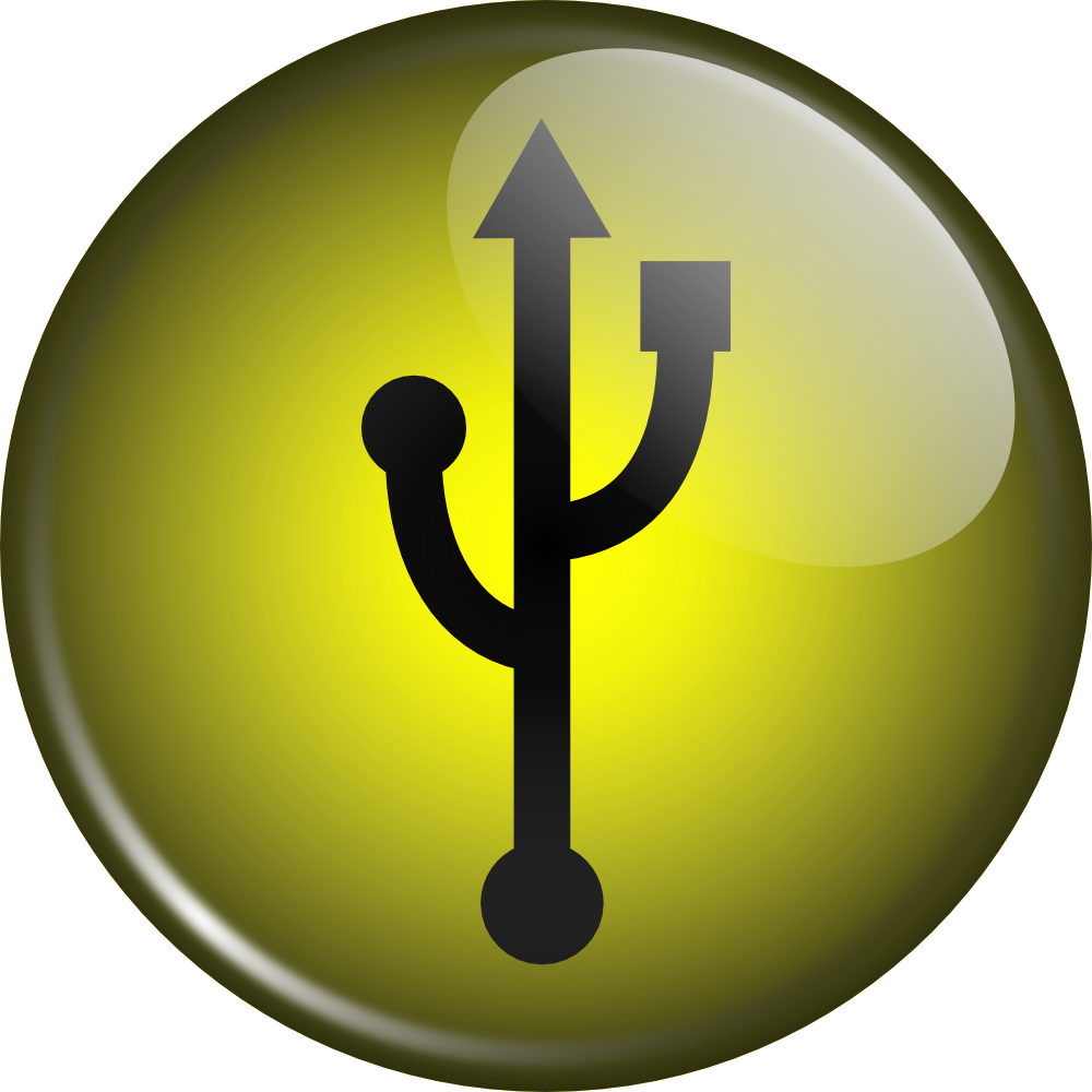 Free Vector Glassy Usb Symbol Clip Art - 3d Usb Icon - (750x750) Png ...