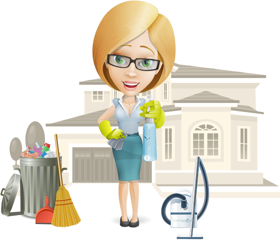 Professional After Event And Birthday Cleaning - Cleaning Vector ...