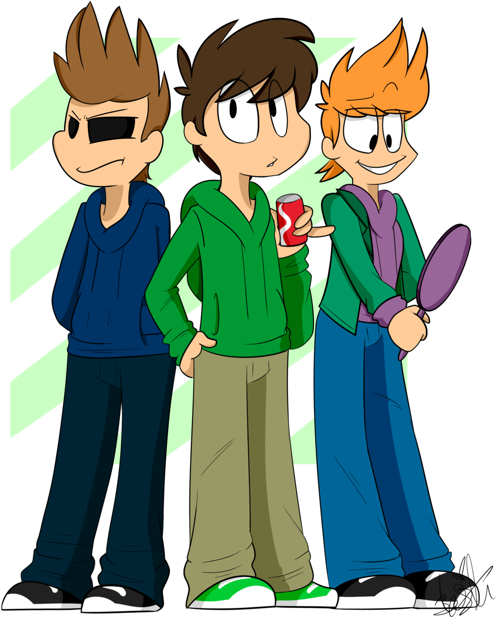 Eddsworld - Cartoon - (1024x1234) Png Clipart Download