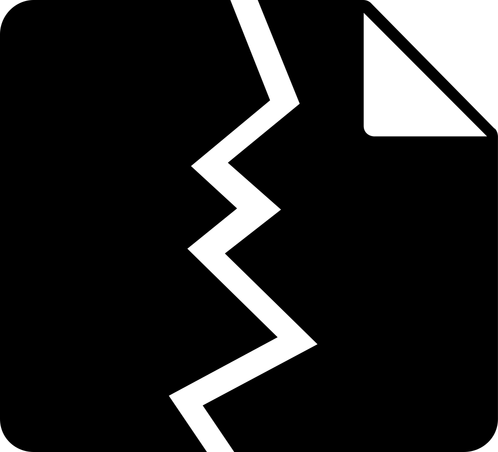 File Crack Comments - Crack Icon - (980x890) Png Clipart Download