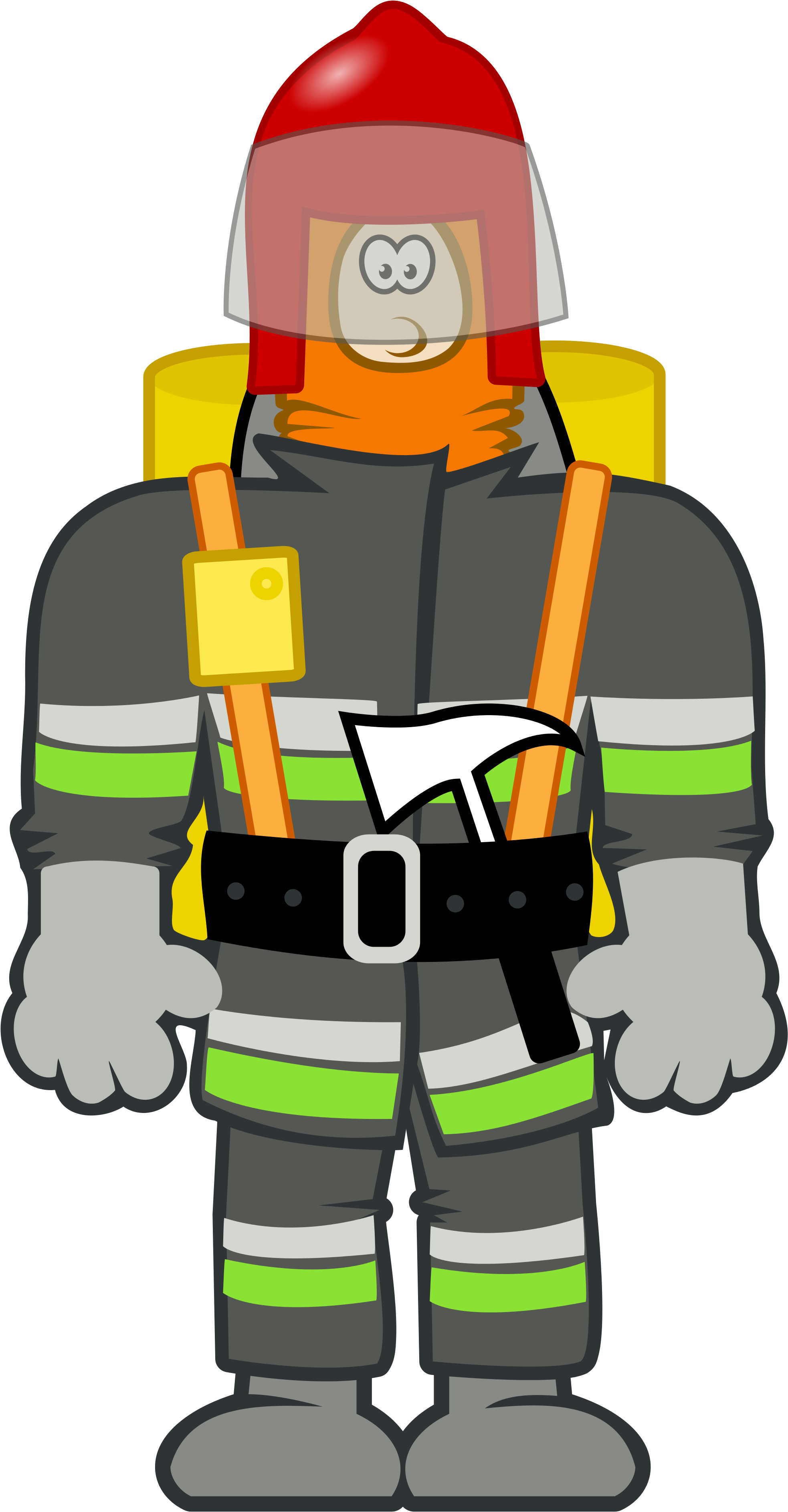 Fireman Cartoon 25, Buy Clip Art - Illustration - (2000x3850) Png ...