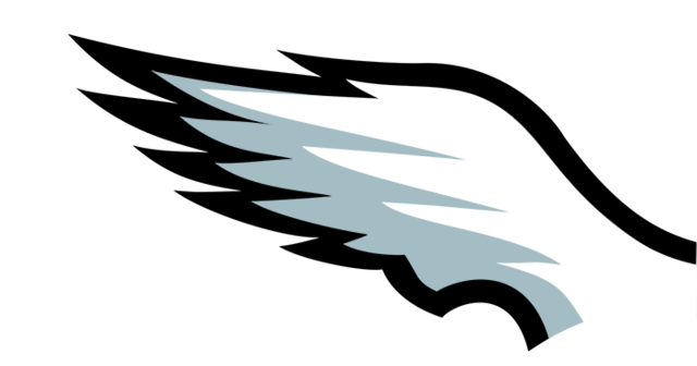 Philadelphia Eagles Wings Decal - Full Size PNG Clipart Images Download