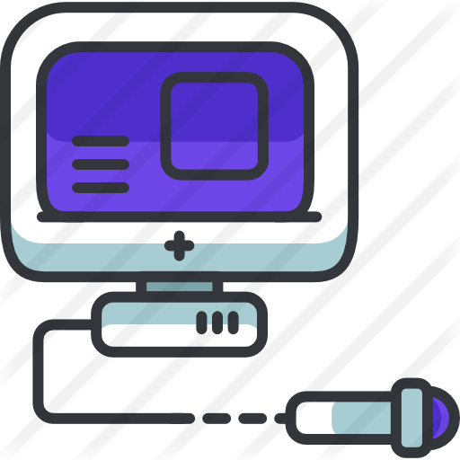 Ultrasound - Computer Monitor - (512x512) Png Clipart Download