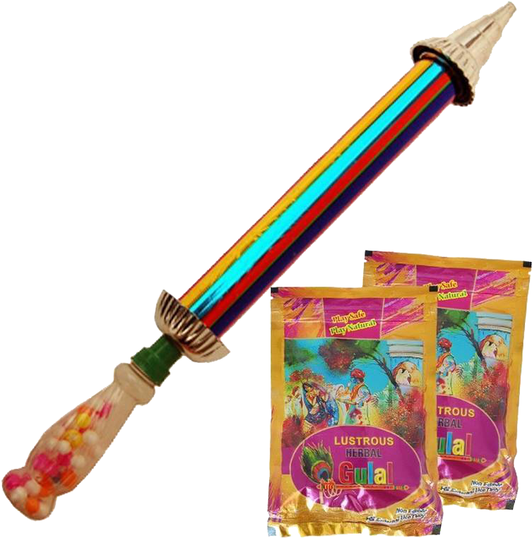 Holi Pichkari Png Image - Pichkari Png - (800x800) Png Clipart Download