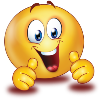 Turn In Genius Hour Slides - Excited Smiley Emoji - (384x384) Png ...