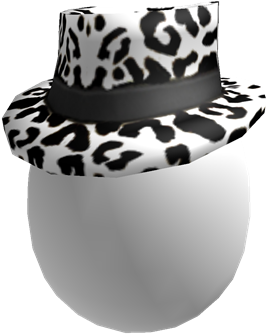 Snow Leopard Fedora Egg - Roblox Pink Leopard Fedora - (420x420) Png ...