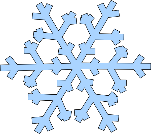 Snowflake Clipart Simple Snowflake - Snowflake Clip Art Vector ...