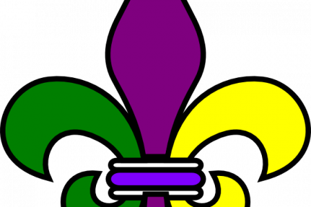 Pin Mardi Gras Clip Art - Fleur De Lis Mardi Gras Clip Art - (450x300 ...