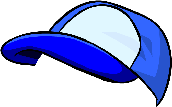 Blue Baseball Cap6 - Club Penguin Blue Cap - (730x559) Png Clipart Download