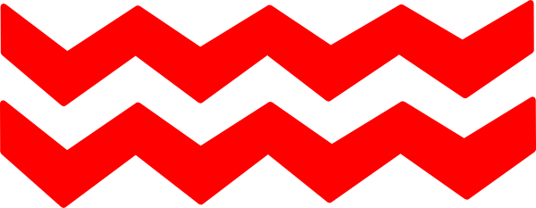 Zig Zag Line Red - (600x233) Png Clipart Download