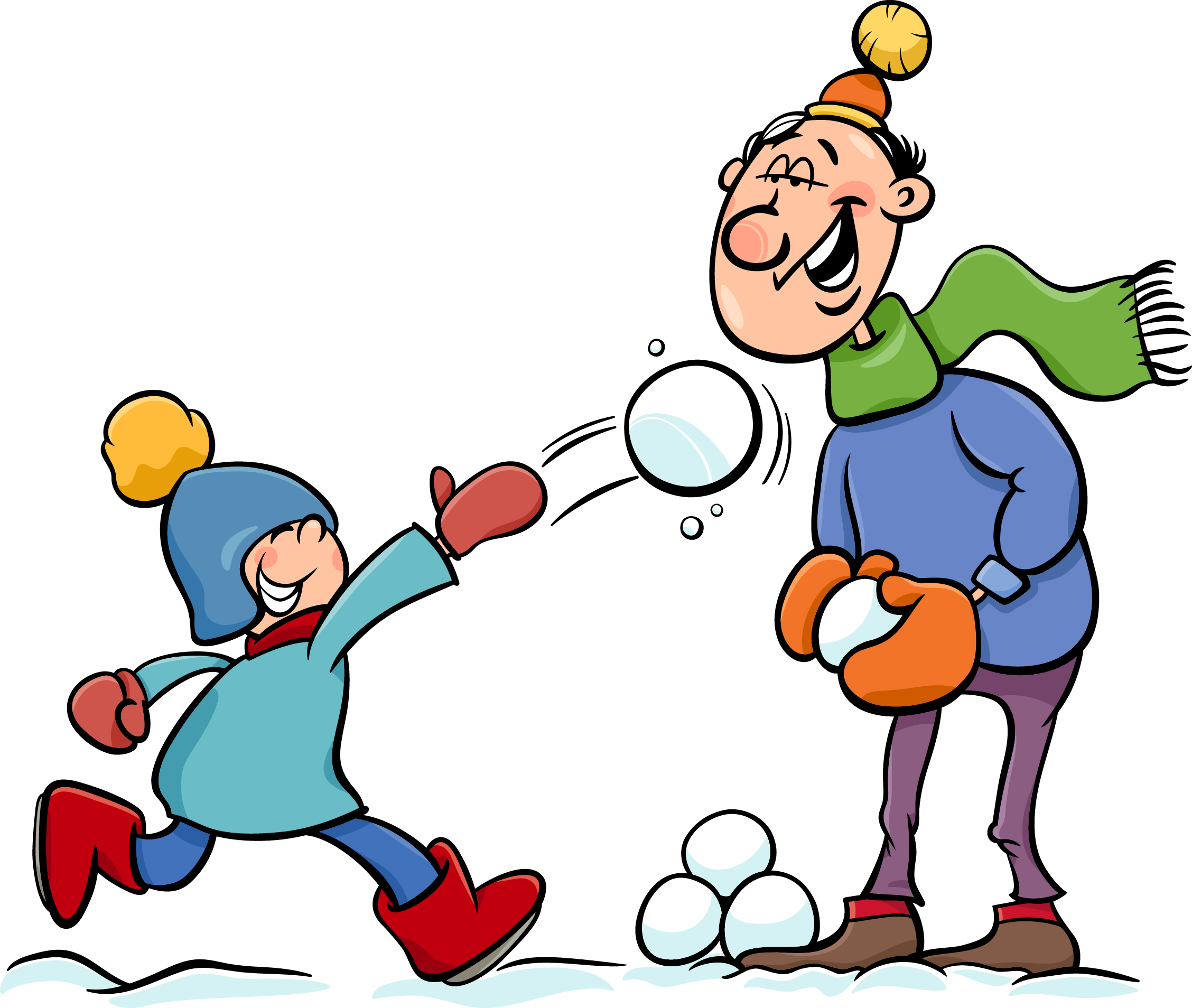 Snowball Fight Clip Art - Snowball Fight Clip Art - (2256x1908) Png ...