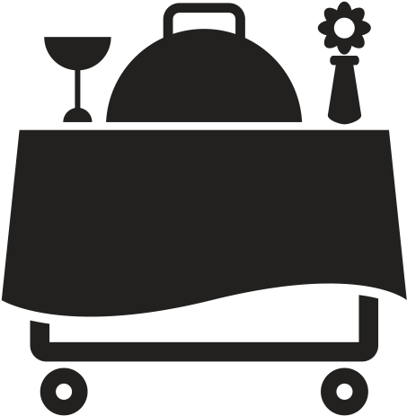 Services - Room Service Clip Art - (710x710) Png Clipart Download