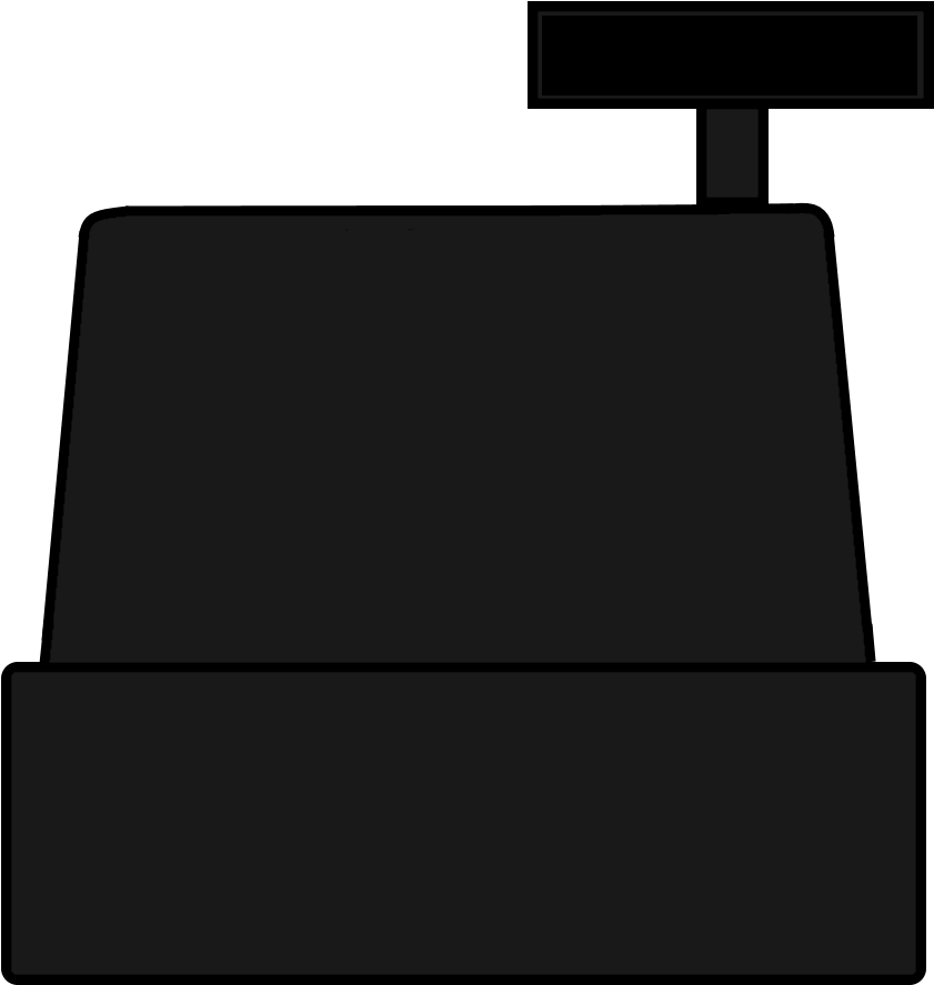 Cash Register Back View